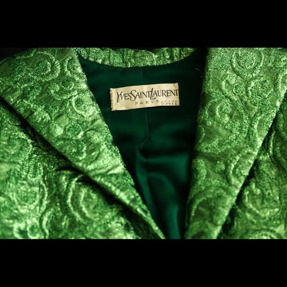 Yves Saint Laurent | Jackets & Coats | Vintage Couture Ysl Blazer And ...